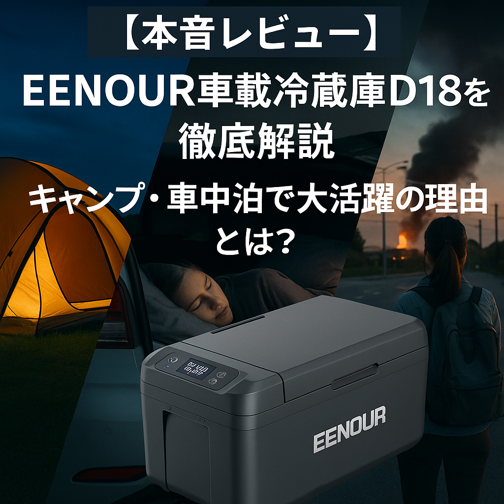 EENOUR車載冷蔵庫D18をレビュー｜キャンプ・車中泊で大活躍の理由とは？ - はるとぴっくす