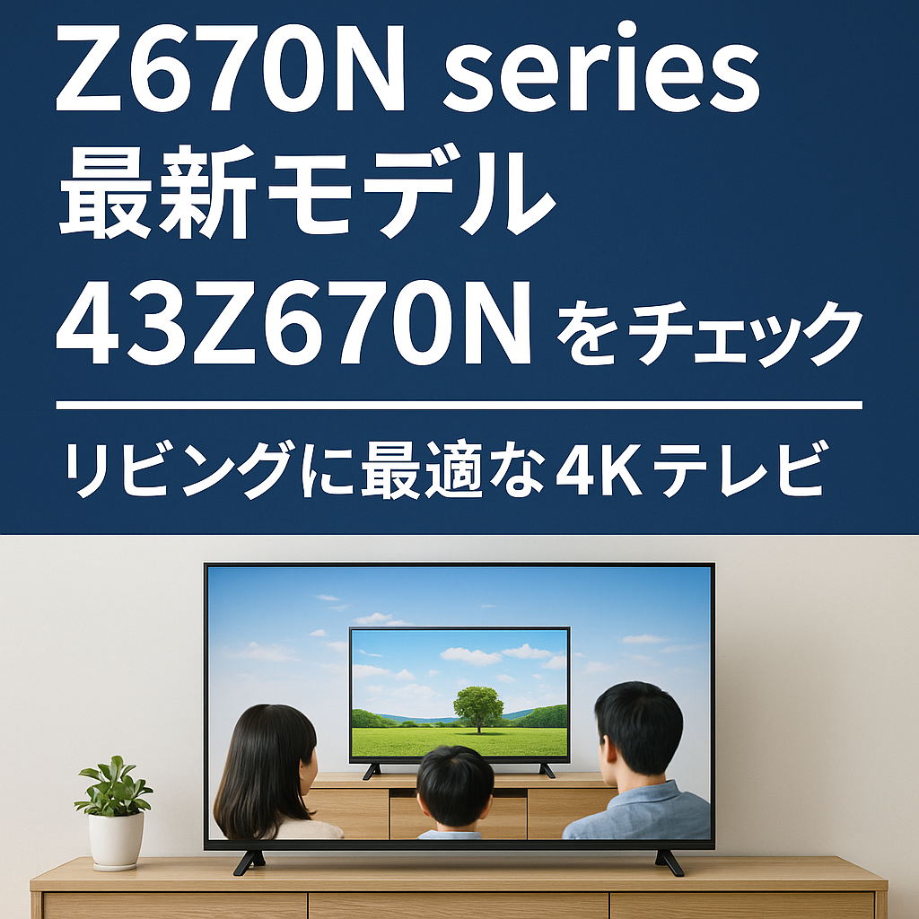 REGZA Z670Nシリーズ 50V型レビュー｜リビングに最適な4Kテレビ - はるとぴっくす